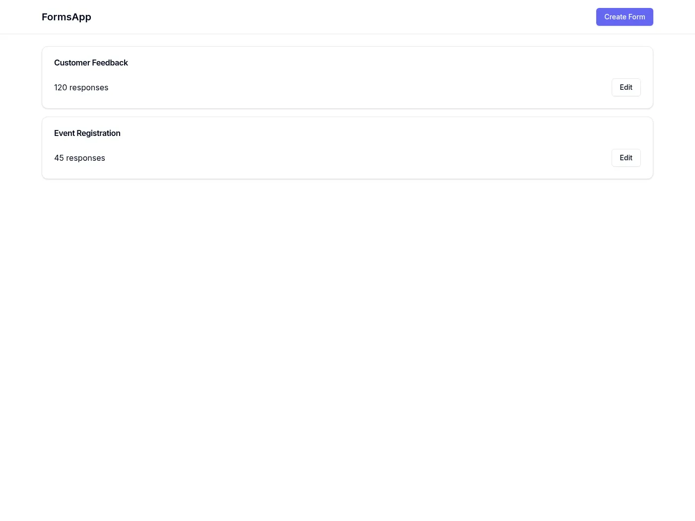 FormsApp Clone