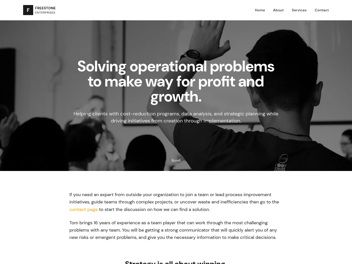 Freestone Enterprises-Inspired Website Template