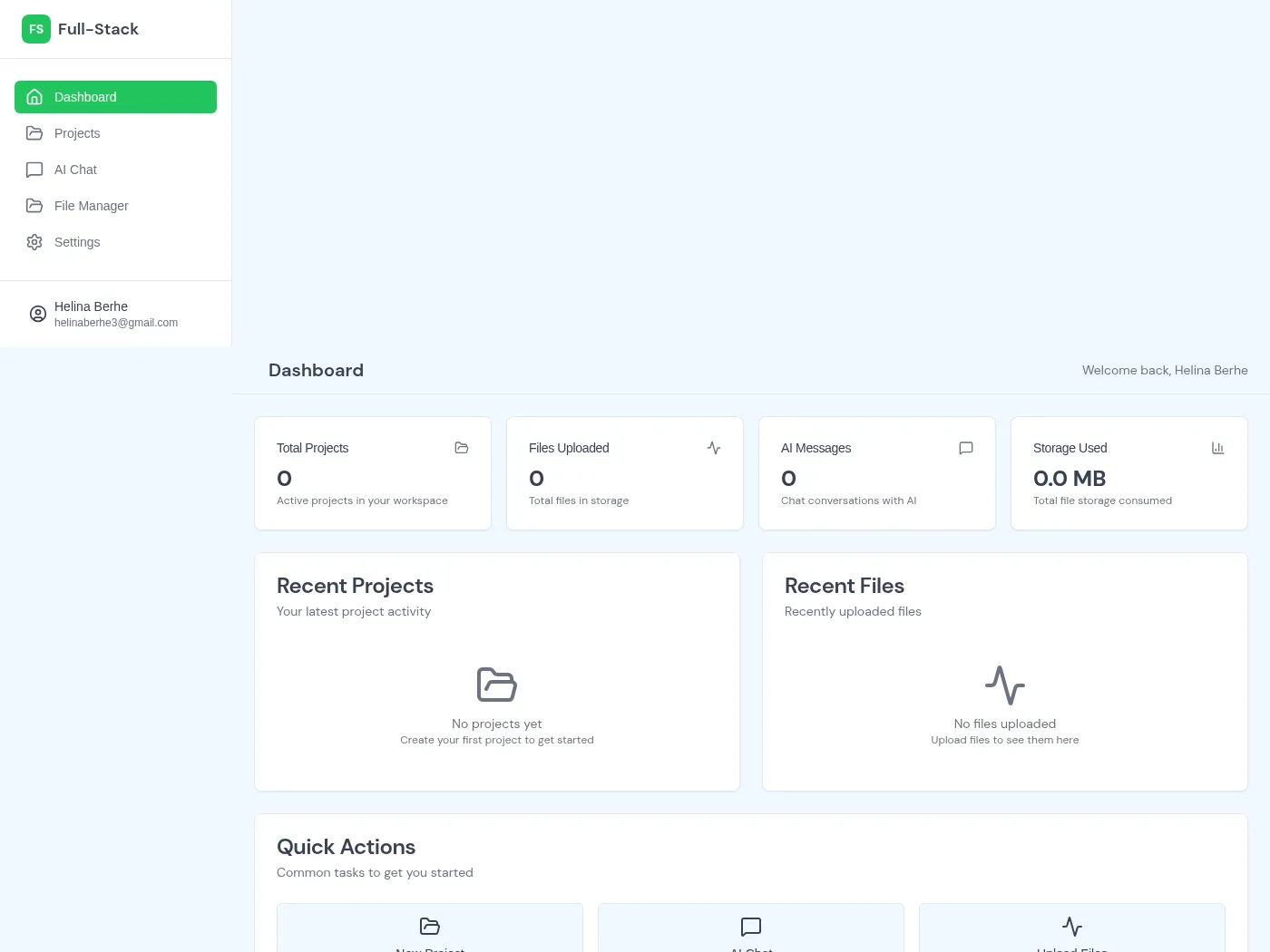 Full-Stack App Boilerplate