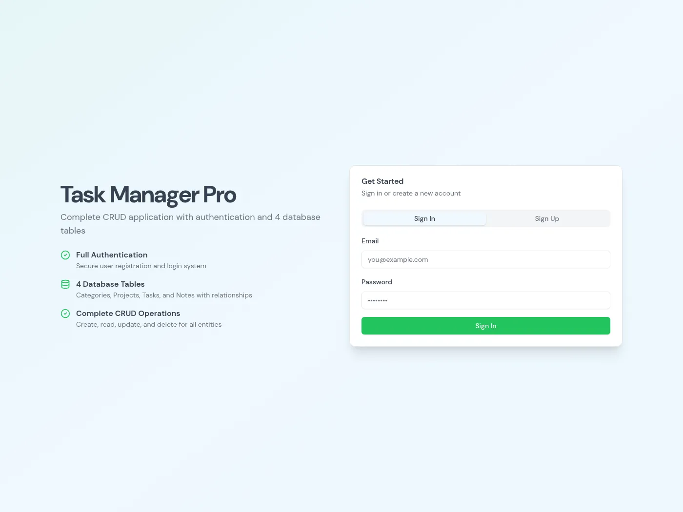 Full-Stack CRUD App with Authentication