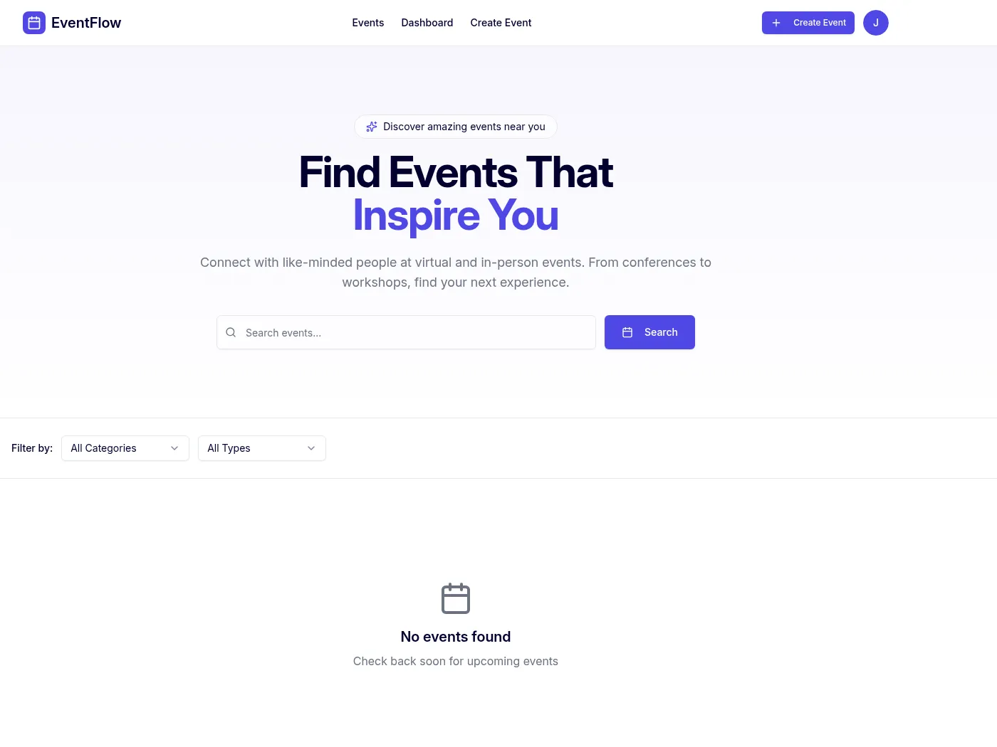 Full-Stack Event Management Platform (PheedLoop-Style) — Multi-User, Virtual & In-Person Events