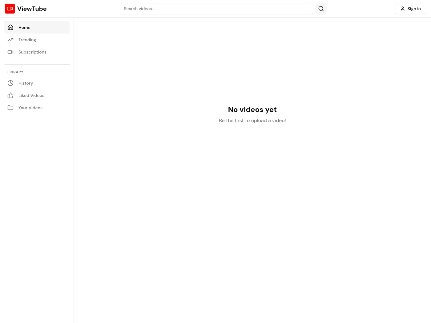 Full Stack YouTube Clone