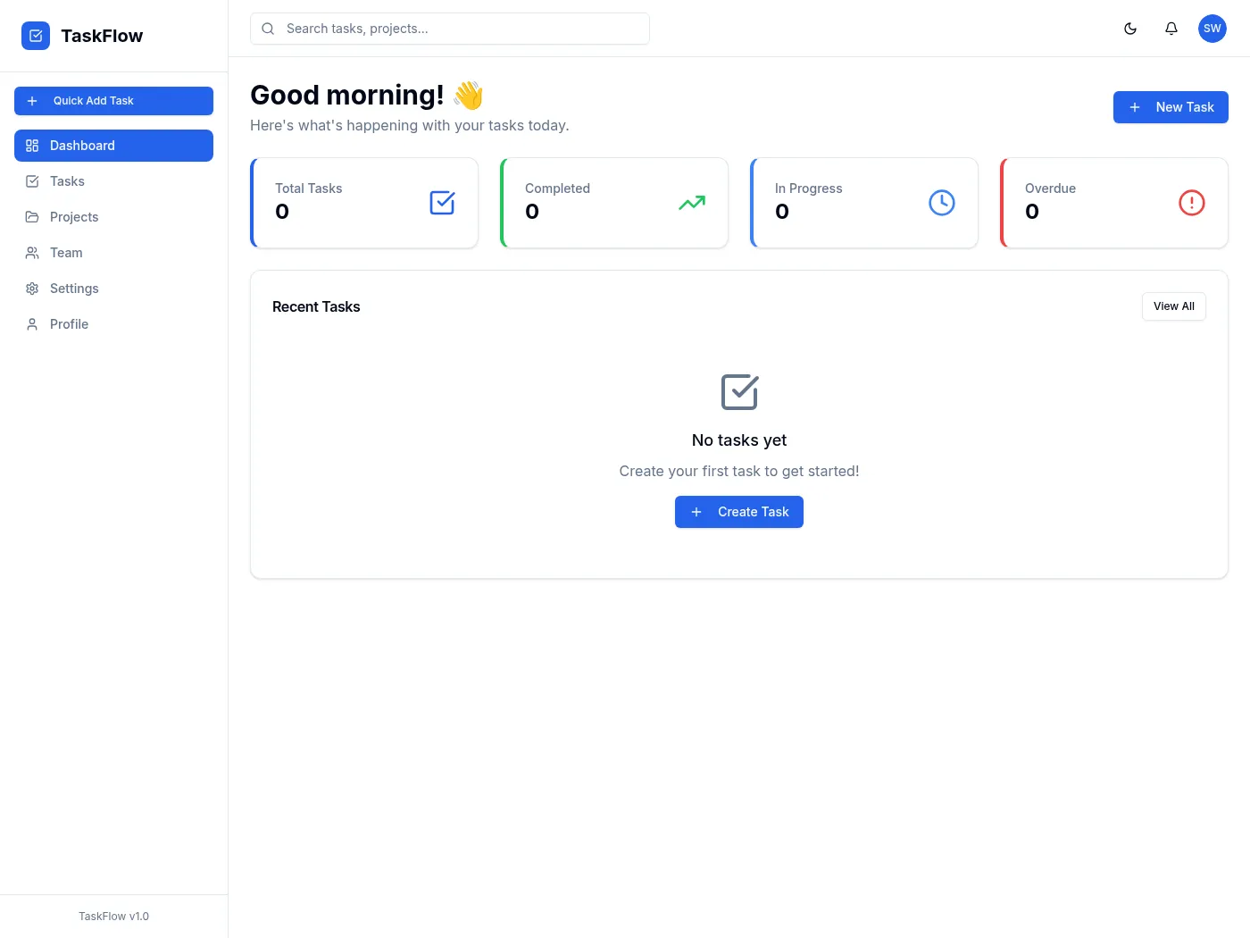 Fully Functional Web Application Starter