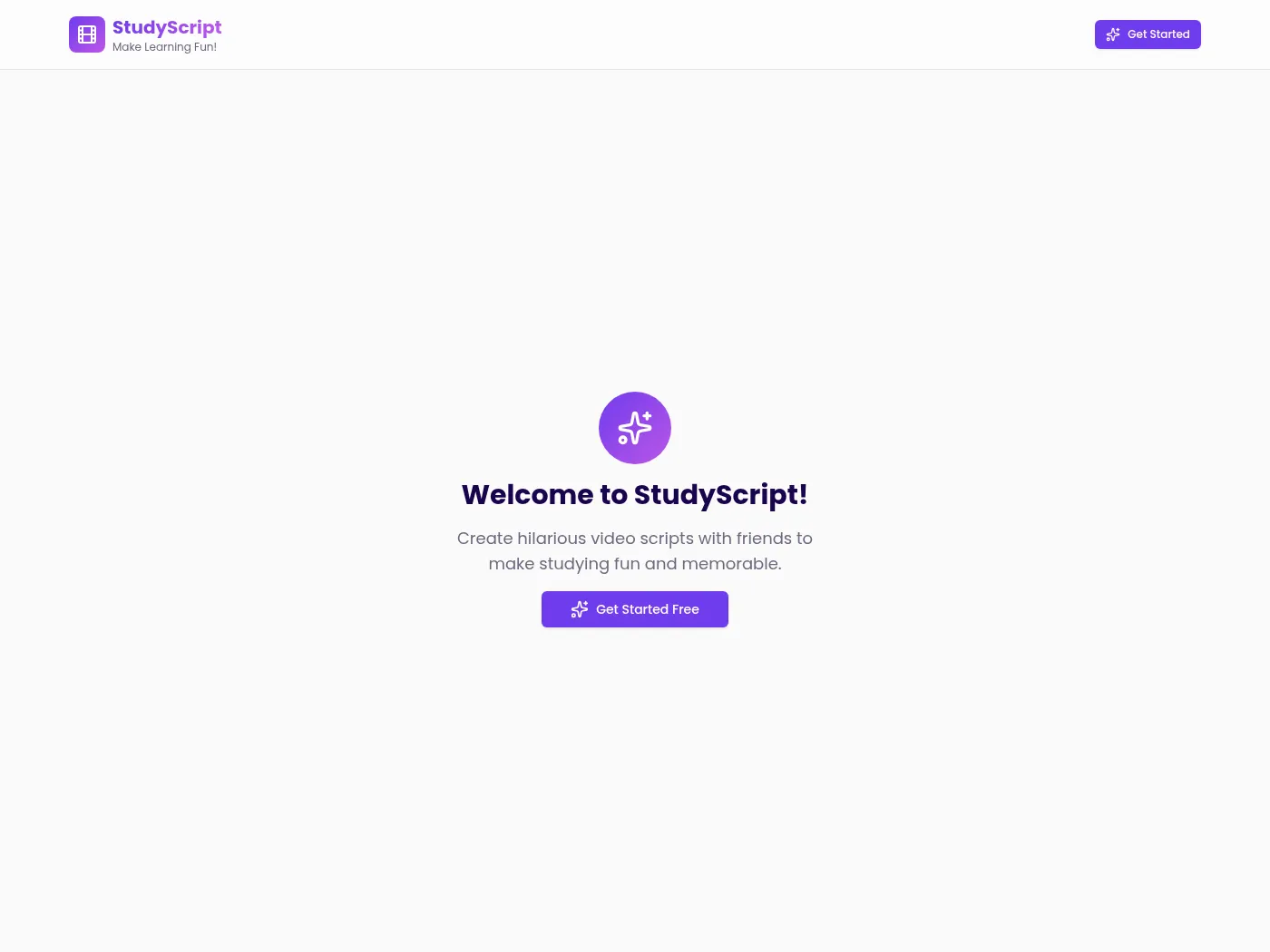 Funny Study Script for Friends