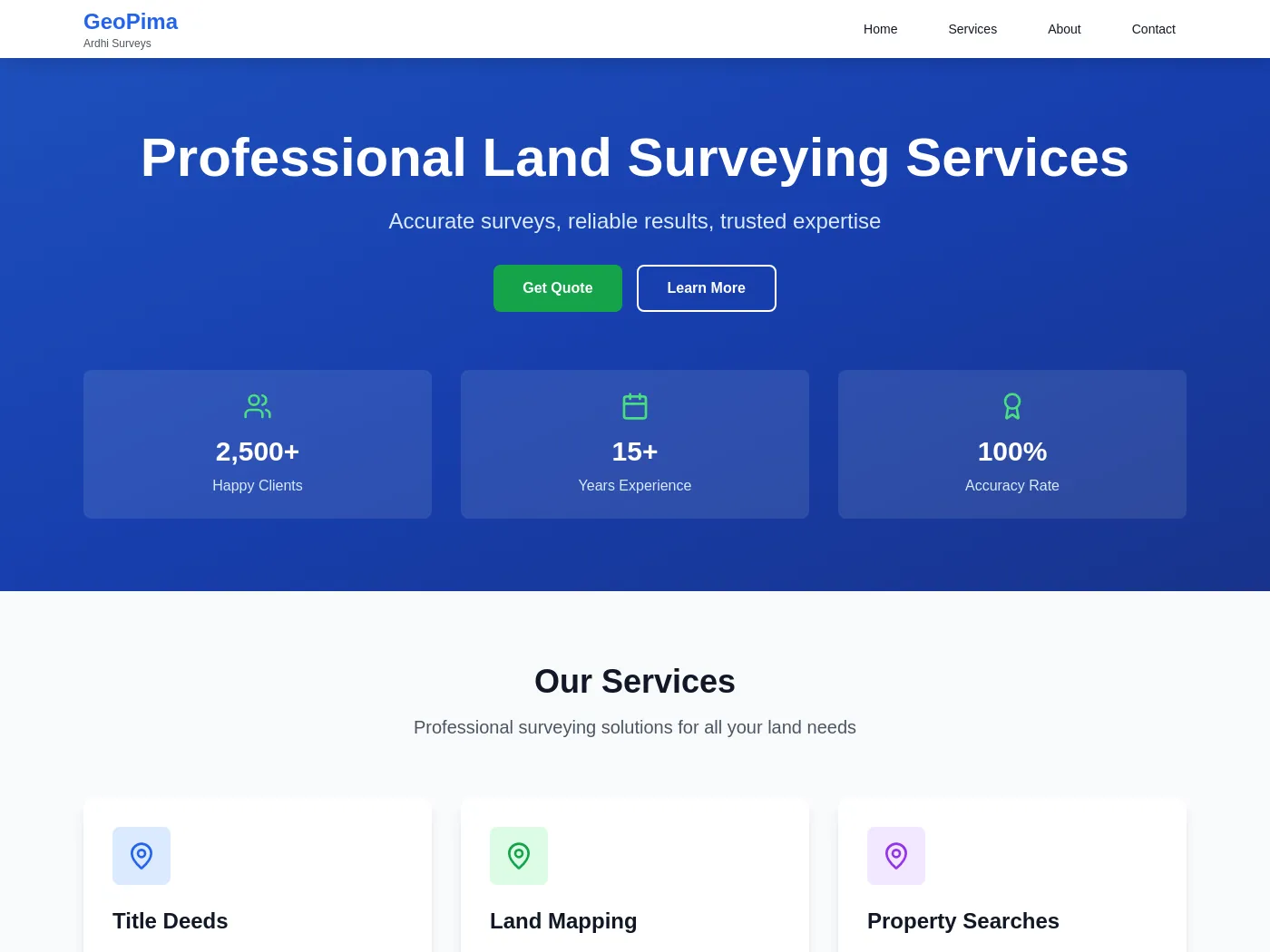 GeoPima: Interactive Geospatial Data Visualization Tool