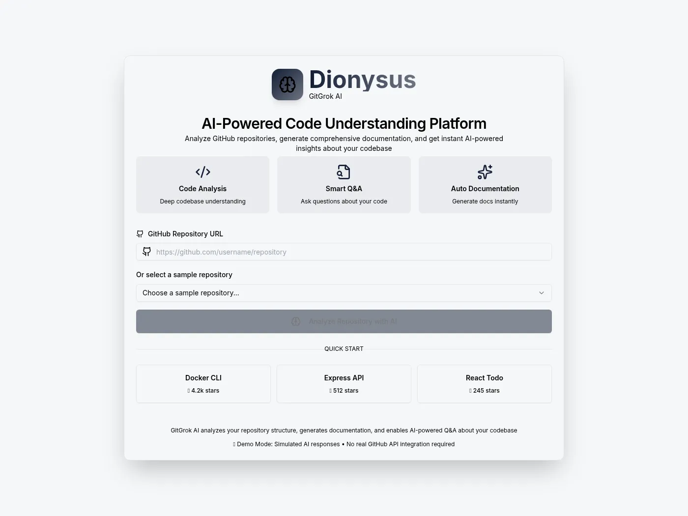 GitGrok AI – Dionysus: AI Developer Collaboration Platform