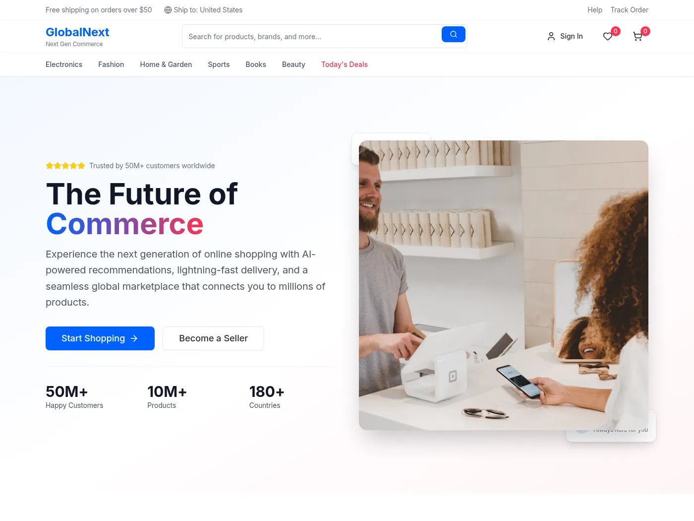 GlobalNext E-Commerce Platform