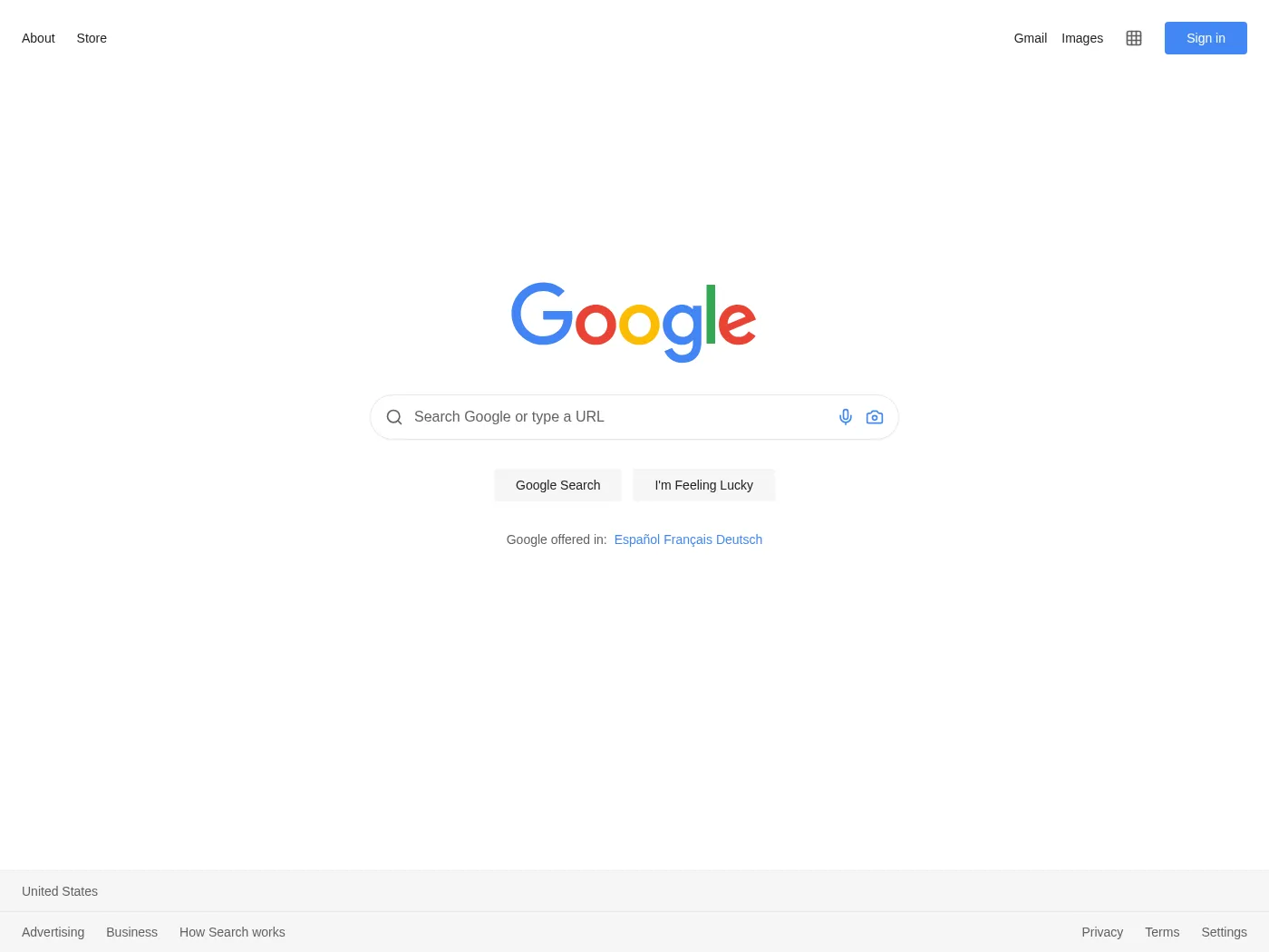 Google.com Clone