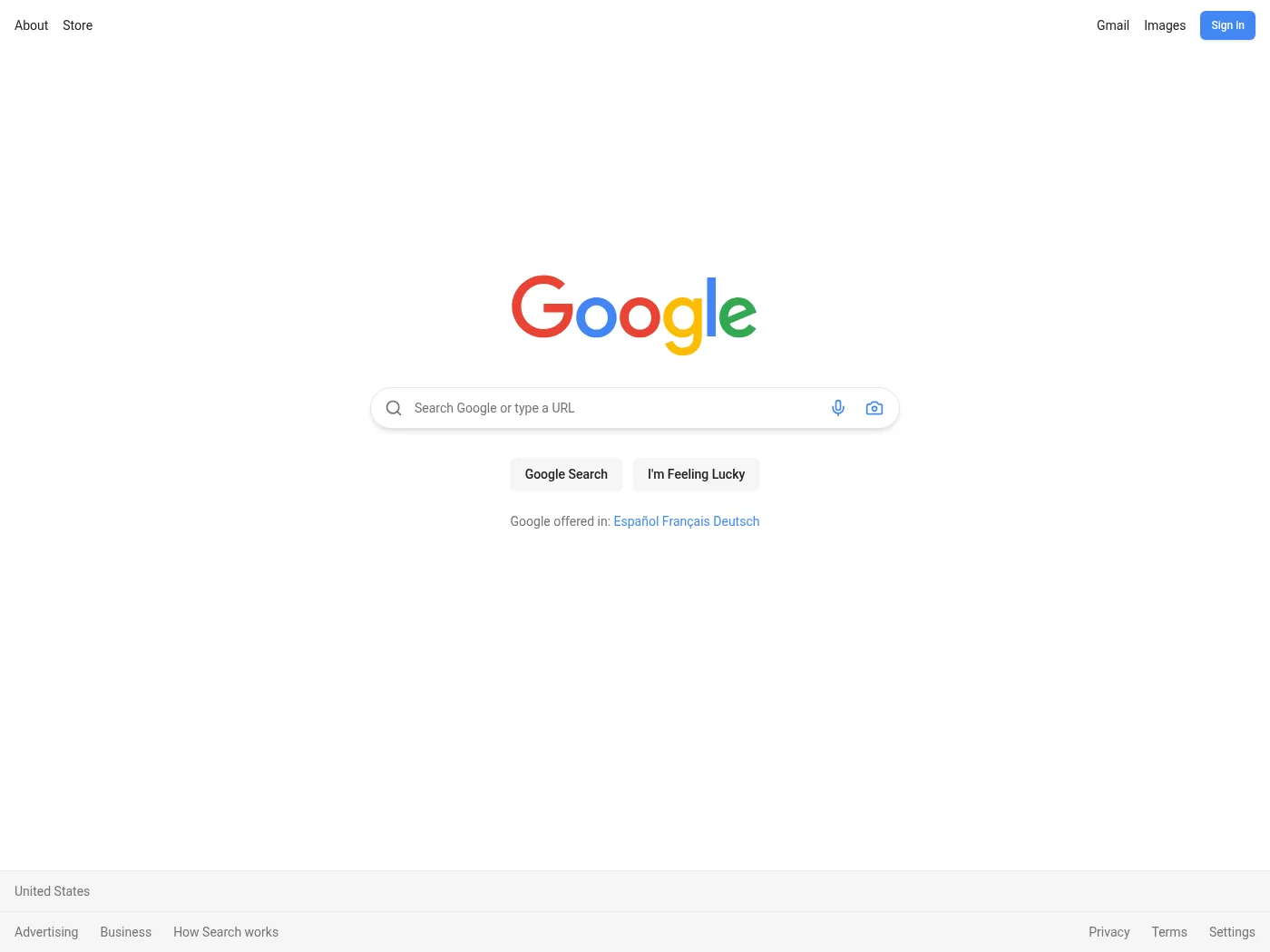 Google.com Clone - Modern Search Engine Web UI