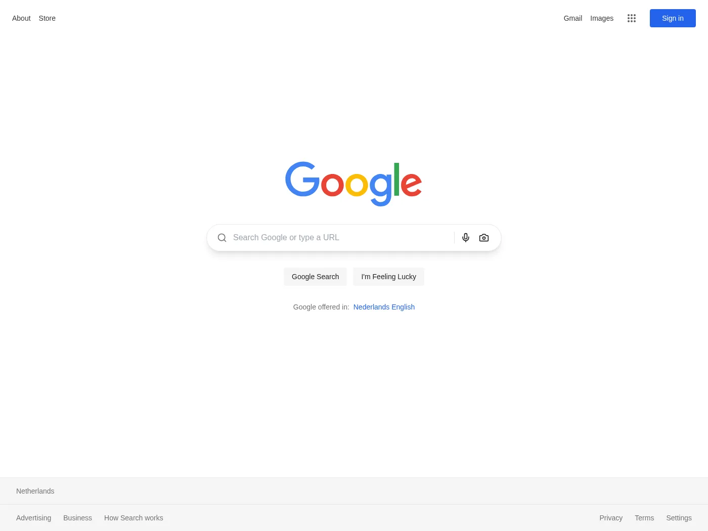 Google.com Web Interface Clone