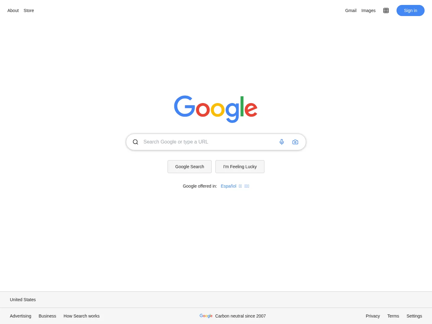 Google.com Clone Web App