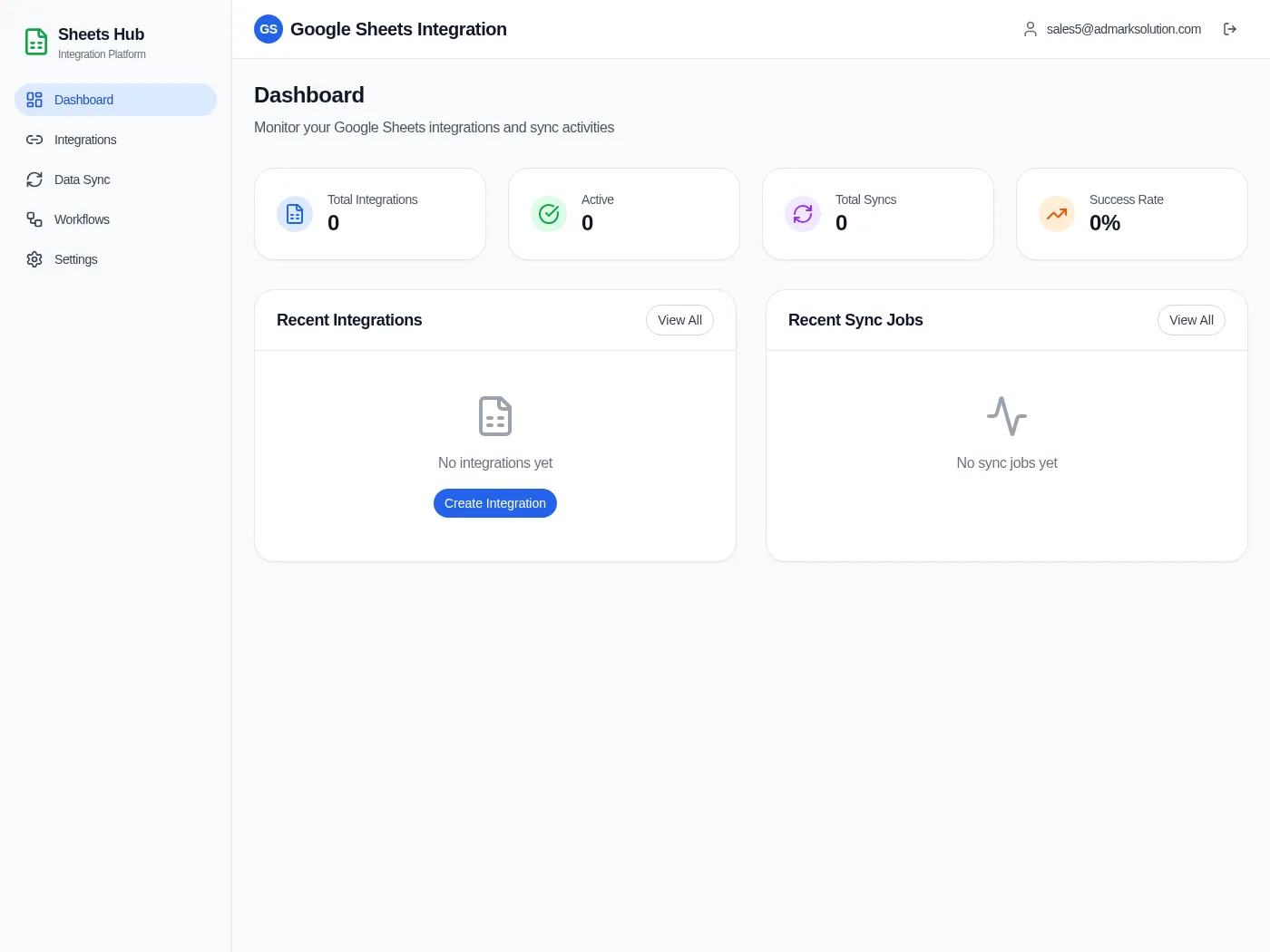 Google Sheets Integration for Third-Party Software