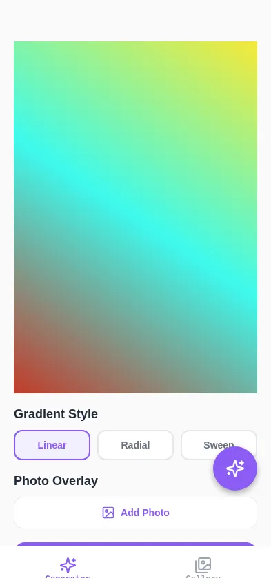 Gradient Wallpaper Studio: Personal Wallpaper Generator for Android
