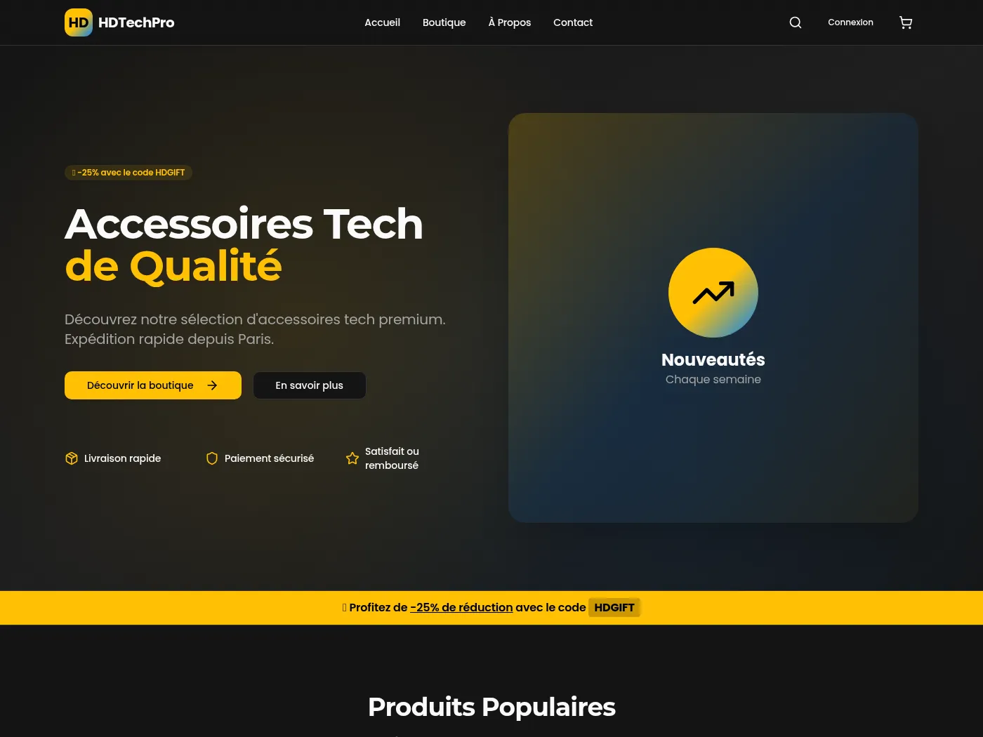 HDTechPro E-Commerce Web & PWA Platform
