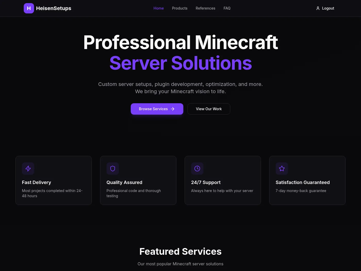 HeisenSetups All-in-One Web Platform