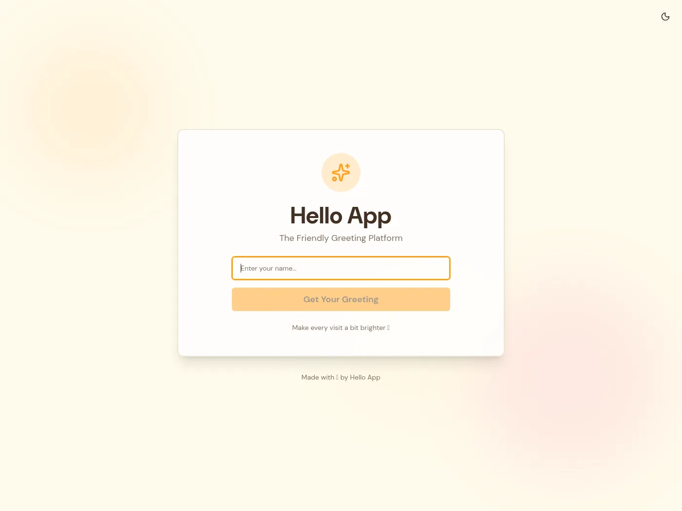 Hello App: The Friendly Greeting Platform