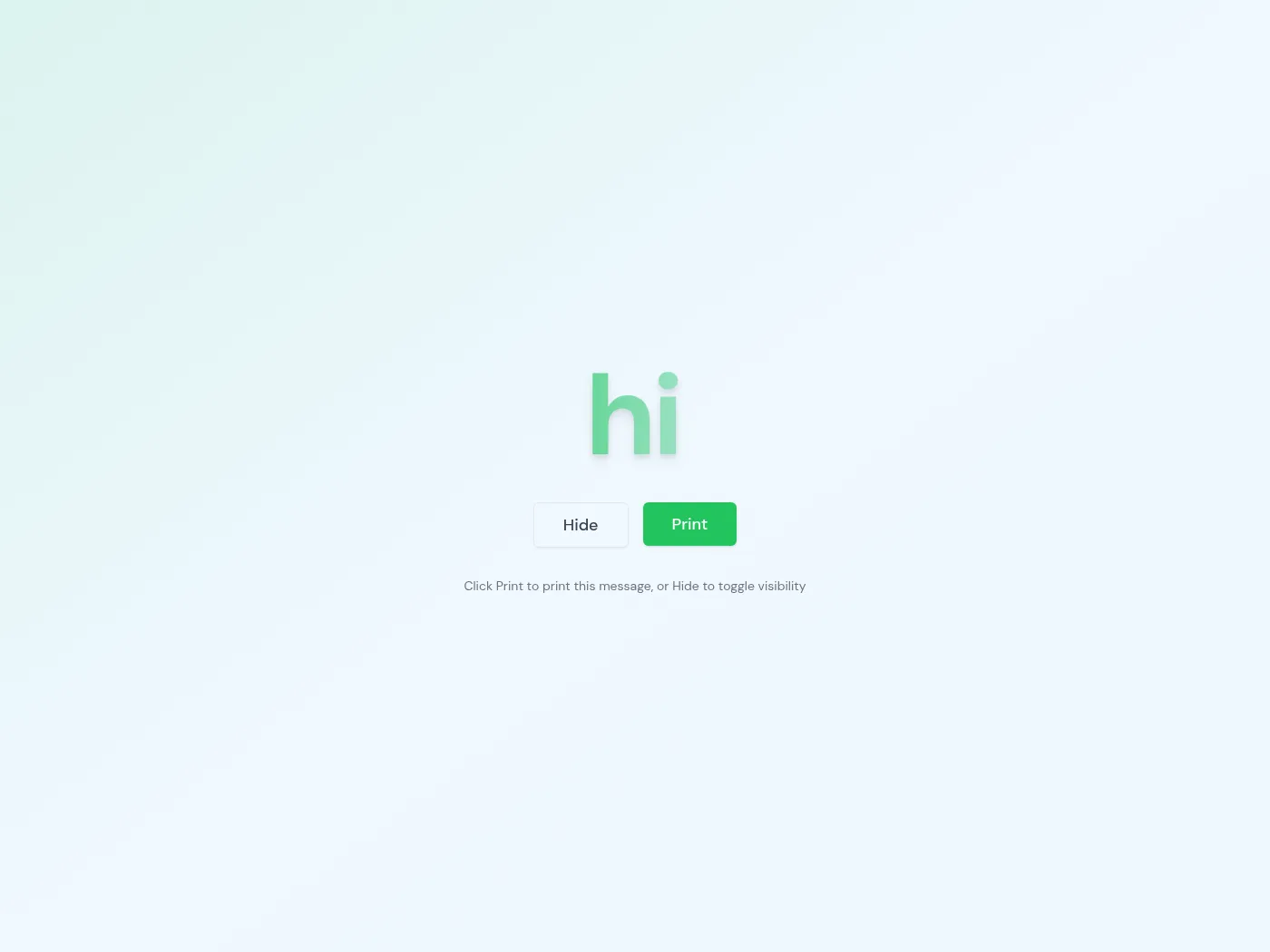 Hi Text Printer