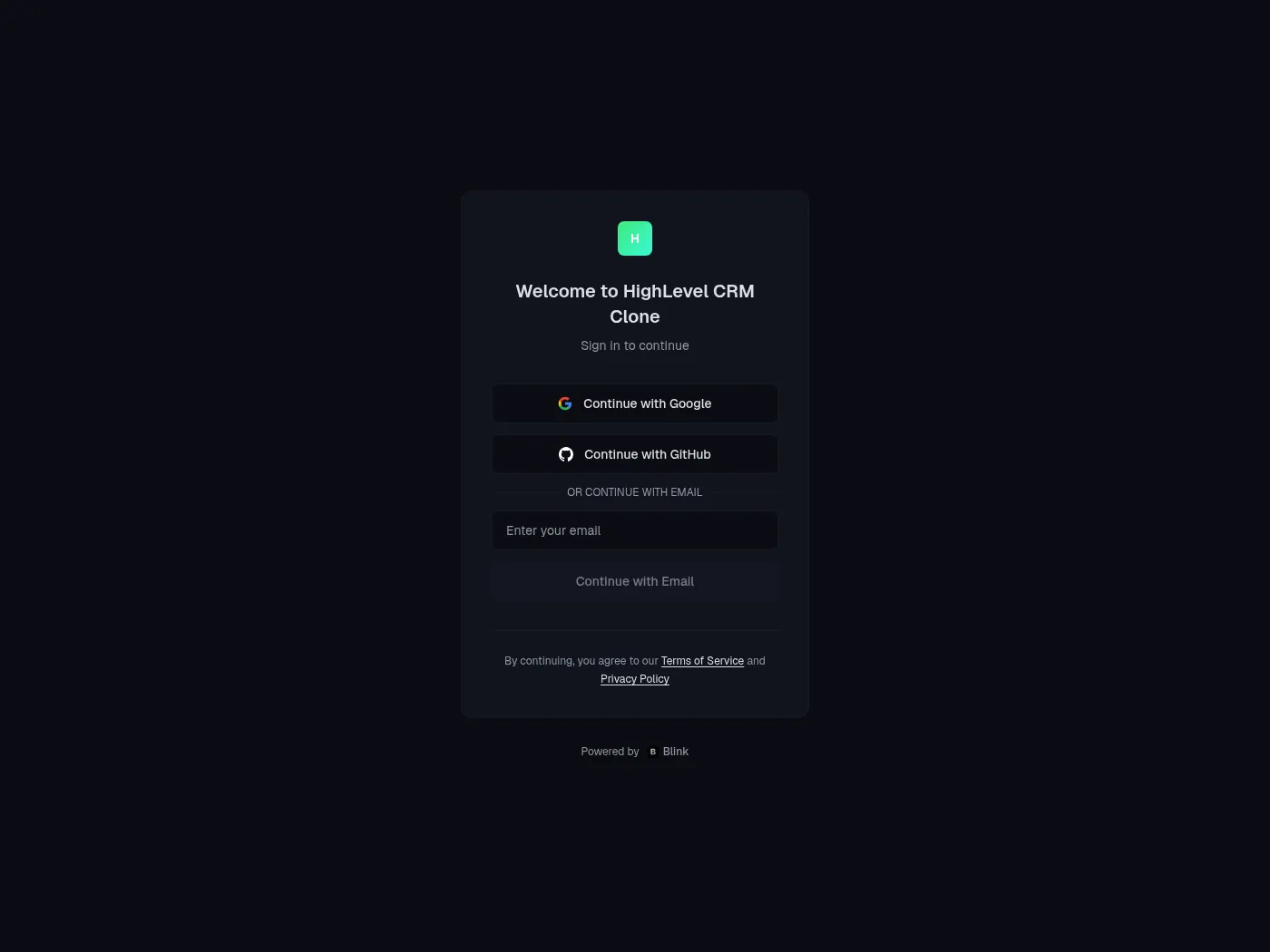 HighLevel CRM Clone