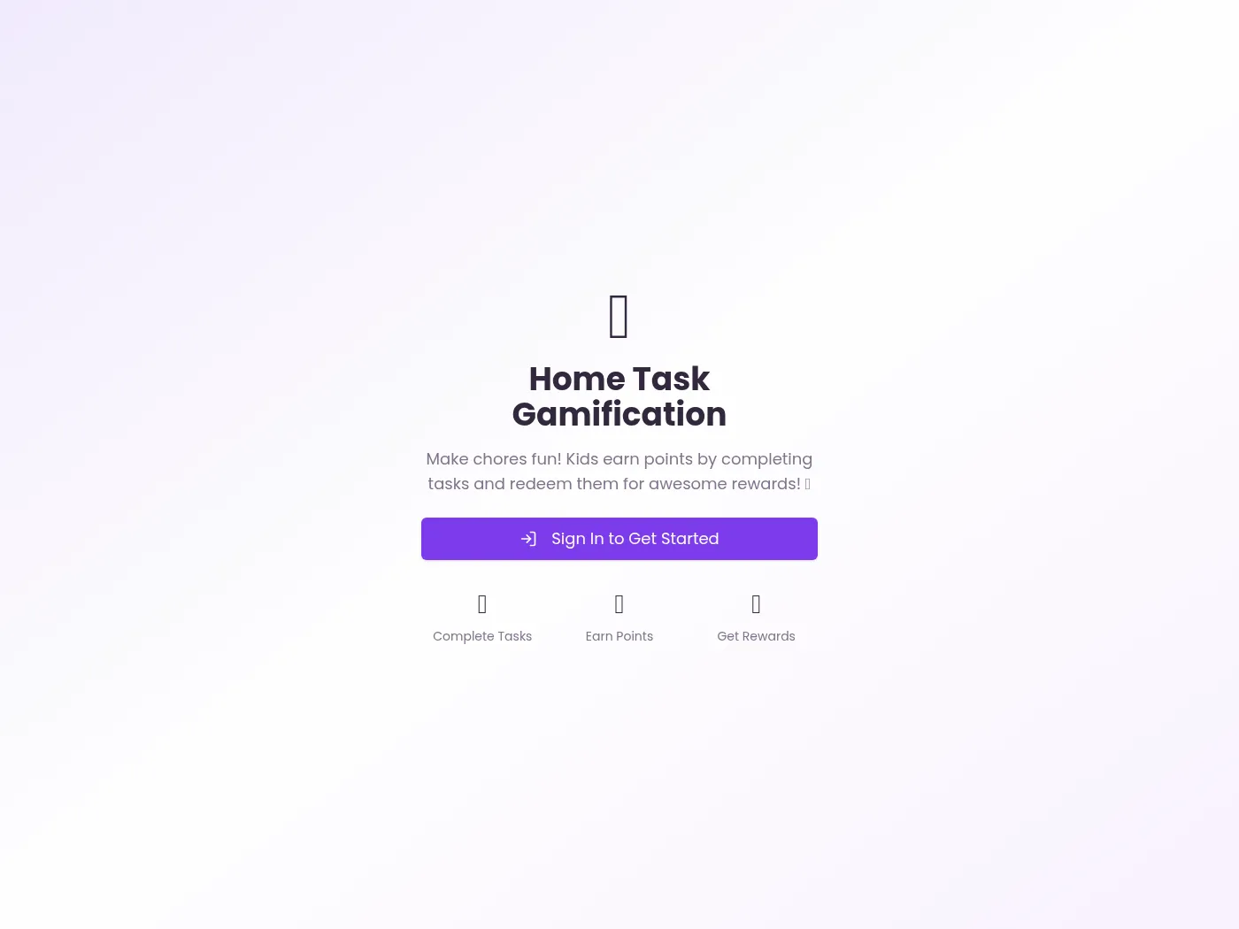 Home Task Gamification & Reward Points App for Kids