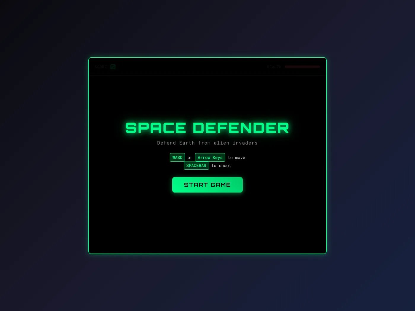 HTML5 Browser Game Starter Kit
