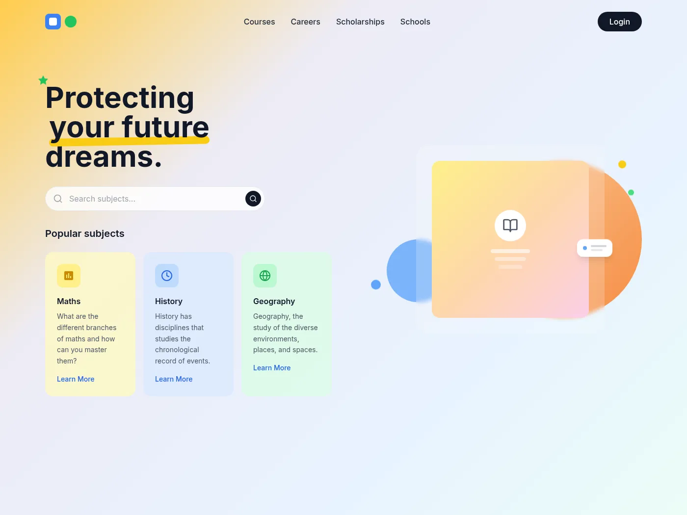 Modern Section Templates with HTML & CSS