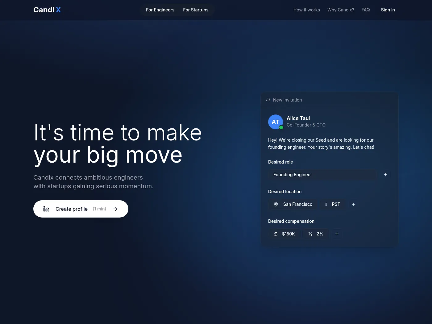Simple Webpage UI Screen