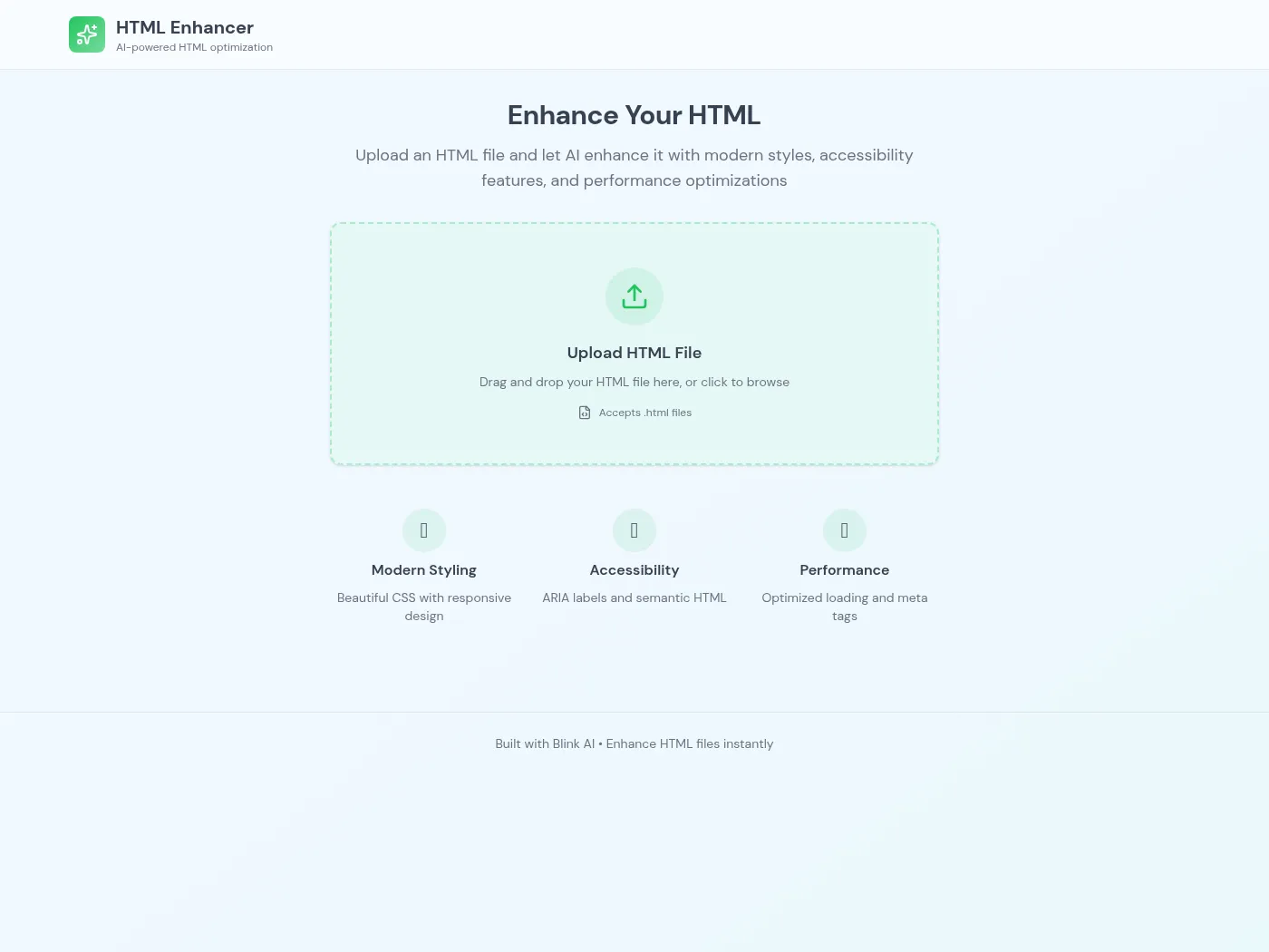 HTML Enhancement Tool