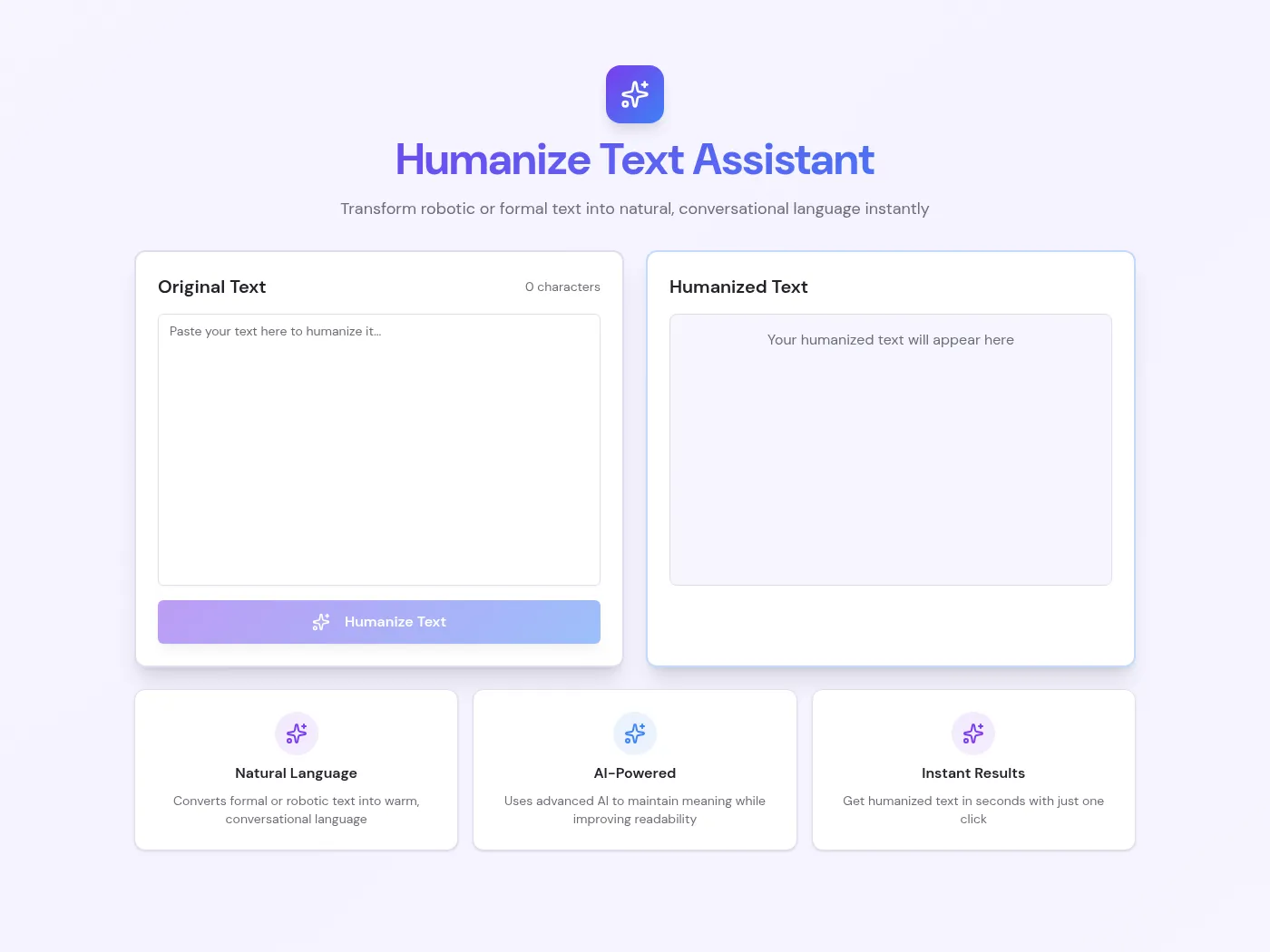 Humanize Text Assistant