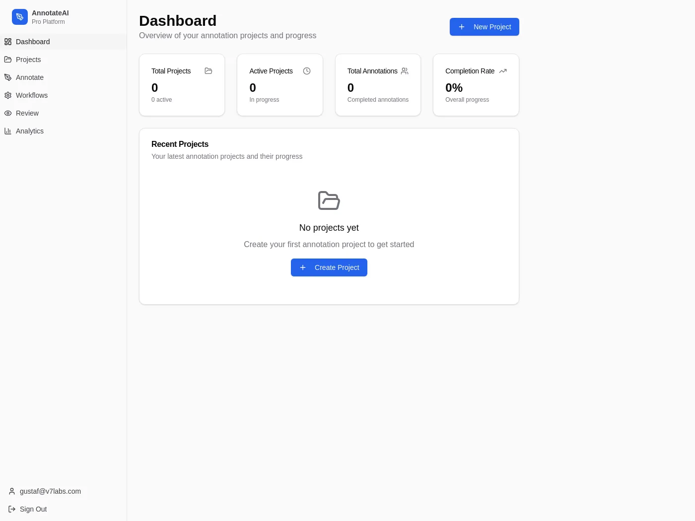 Image Annotation Workflow Platform