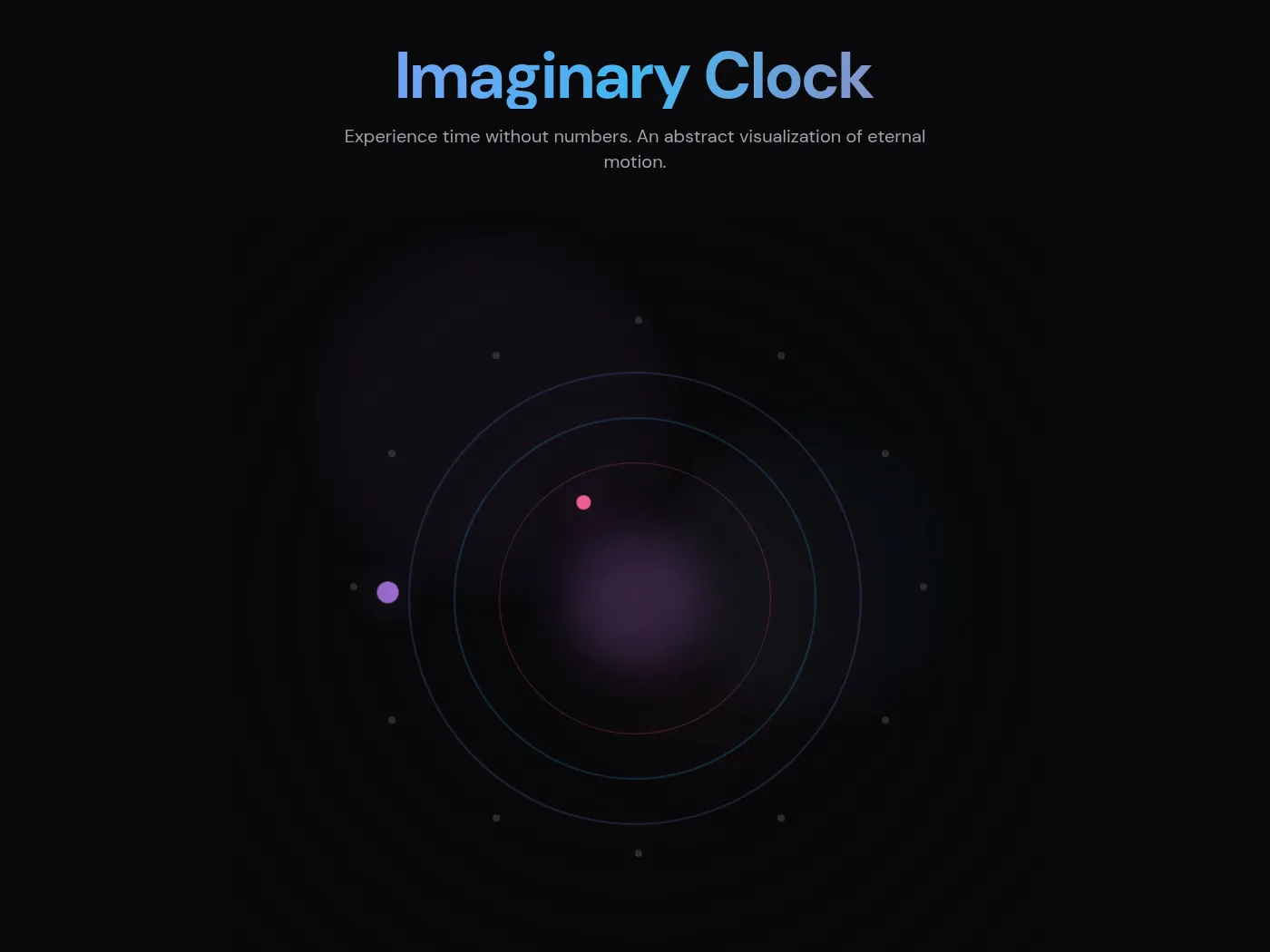 Imaginary Clock Visualizer