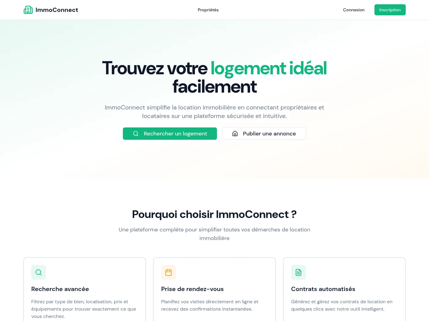 ImmoConnect Platform