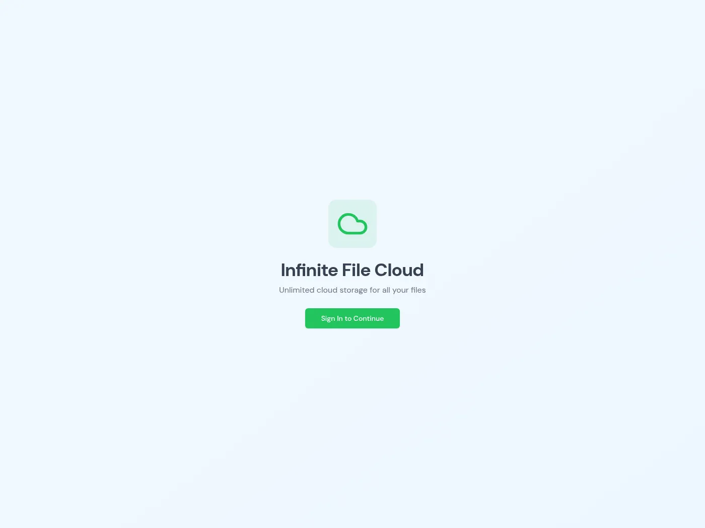 Infinite File Cloud with Remote URL Upload