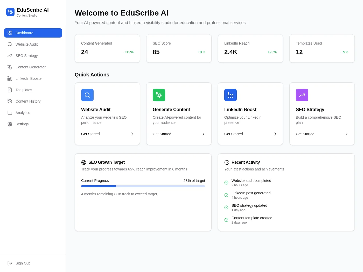 Info-Based App Builder