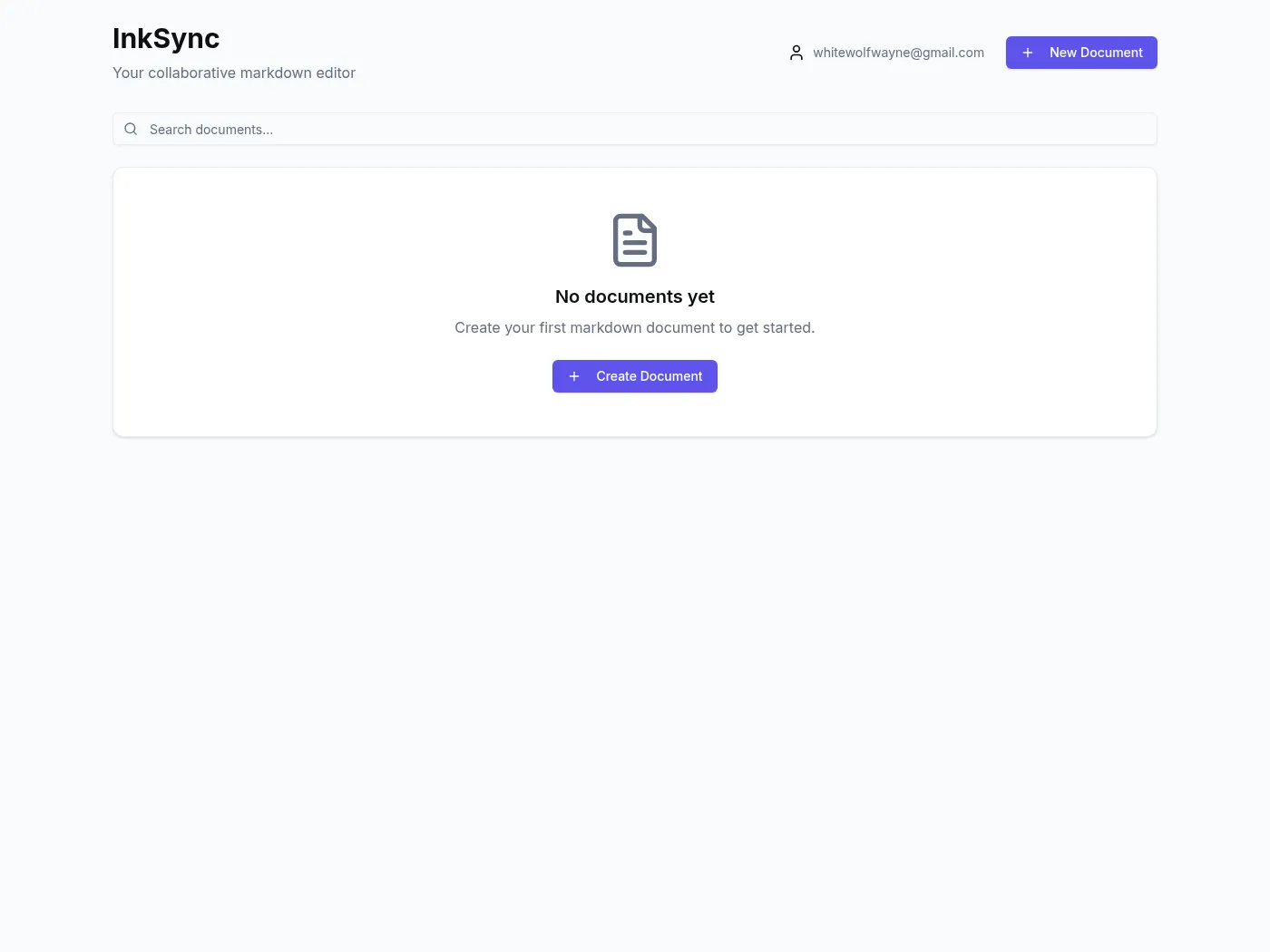 InkSync Real-Time Collaborative Markdown Editor