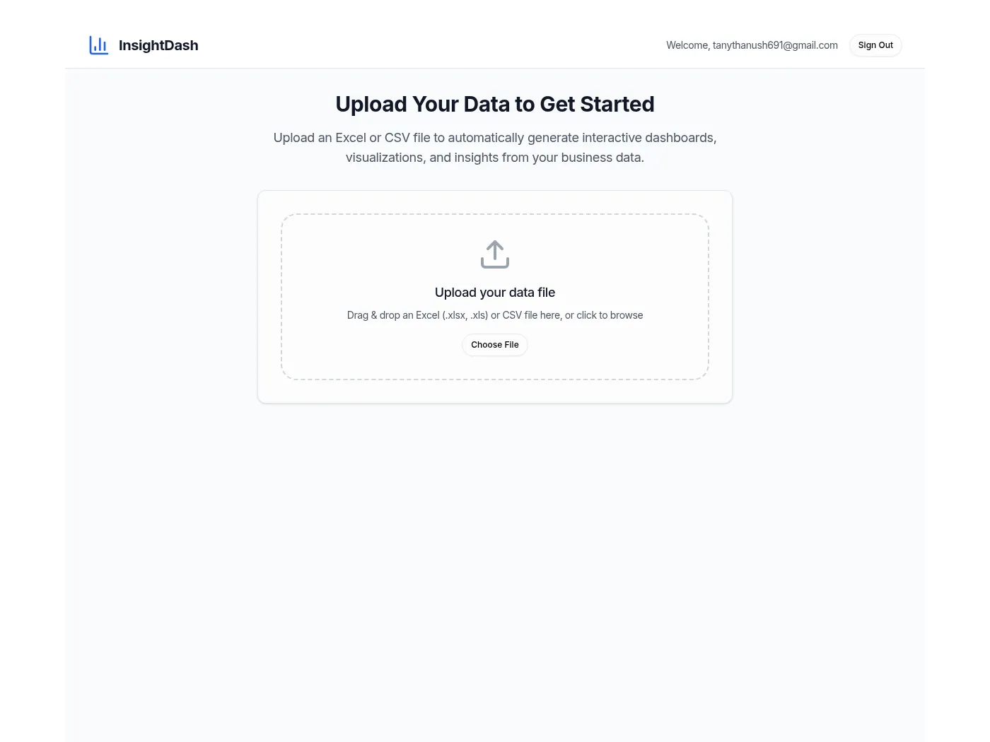 InsightDash: Interactive Web-Based Data Analytics Tool