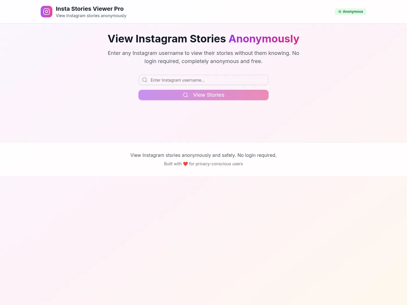 Insta Stories Viewer Pro