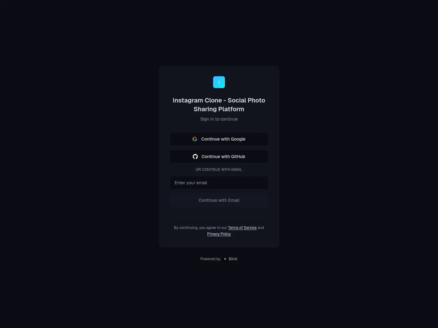 Instagram Clone - Social Photo Sharing Platform