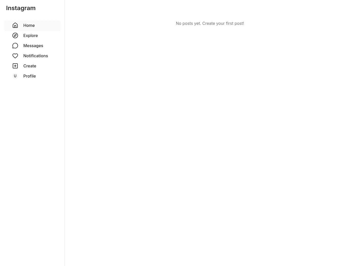 Instagram Clone Web App