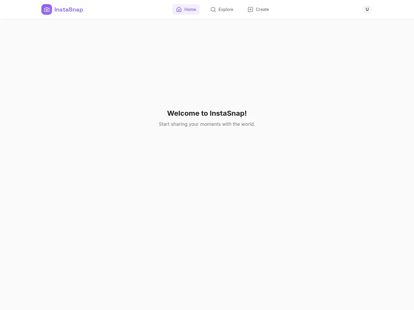 InstaSnap – A Modern Social Media Photo Sharing Platform