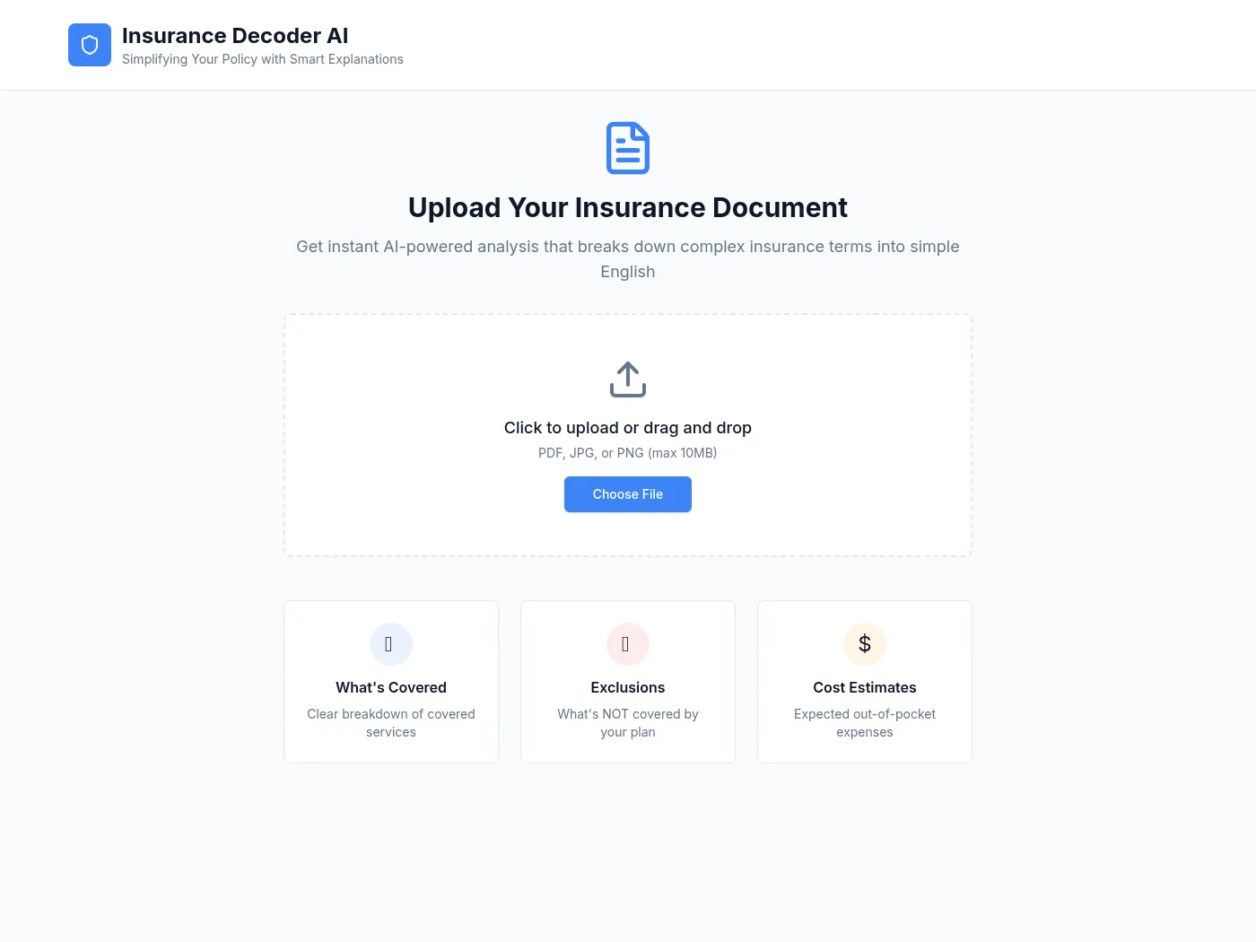 Insurance Decoder AI: Simplifying Your Policy with Smart Explanations