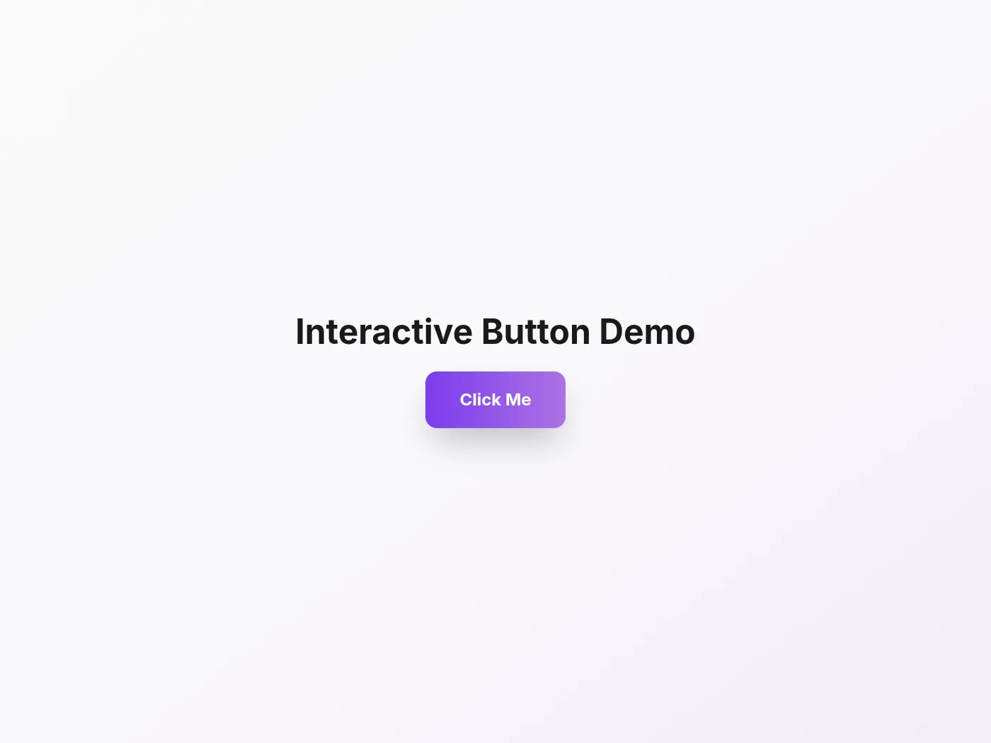 Interactive Button with Dynamic Text