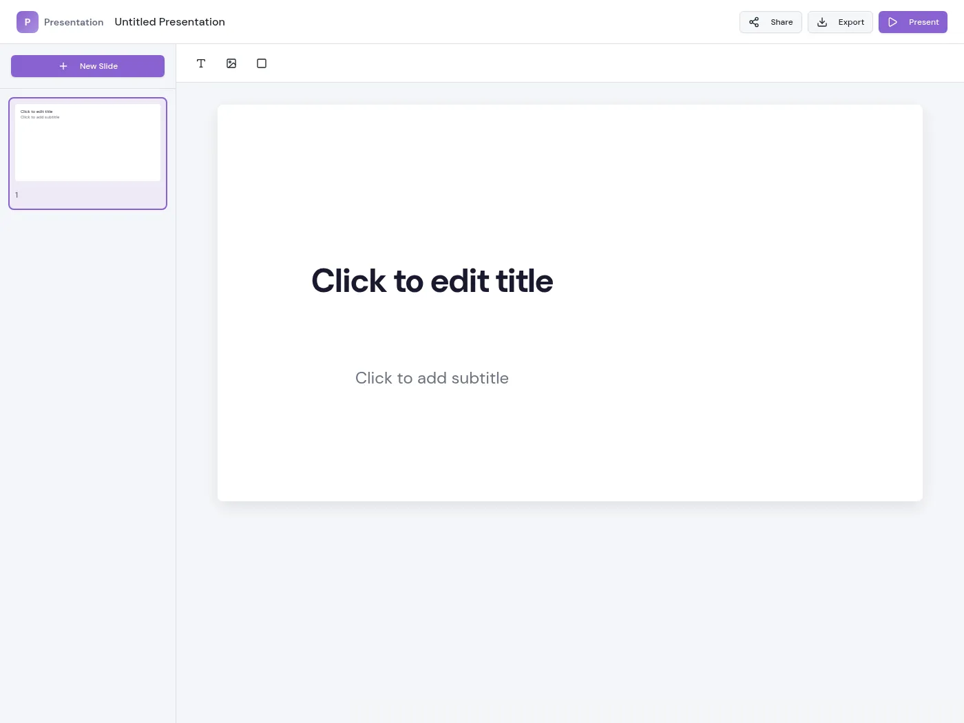 Interactive Presentation Builder