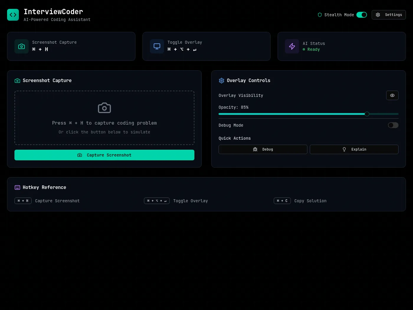 InterviewCoder - AI-Powered Coding Interview Assistant