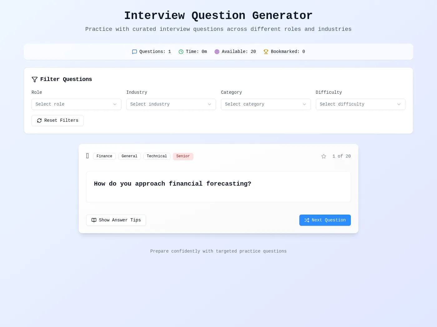Interview Question Generator