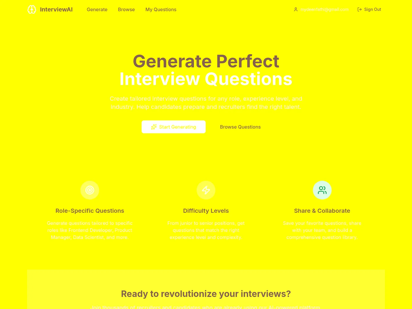 Interview Question Generator