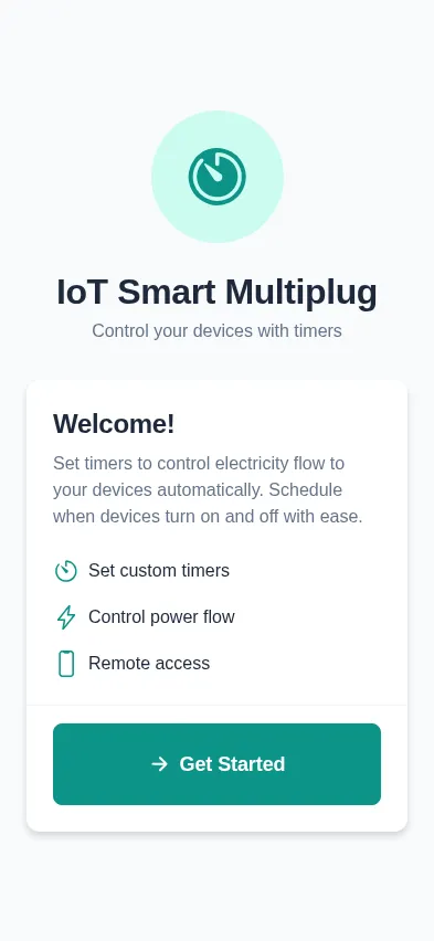 IoT Timer-Controlled Smart Multiplug App