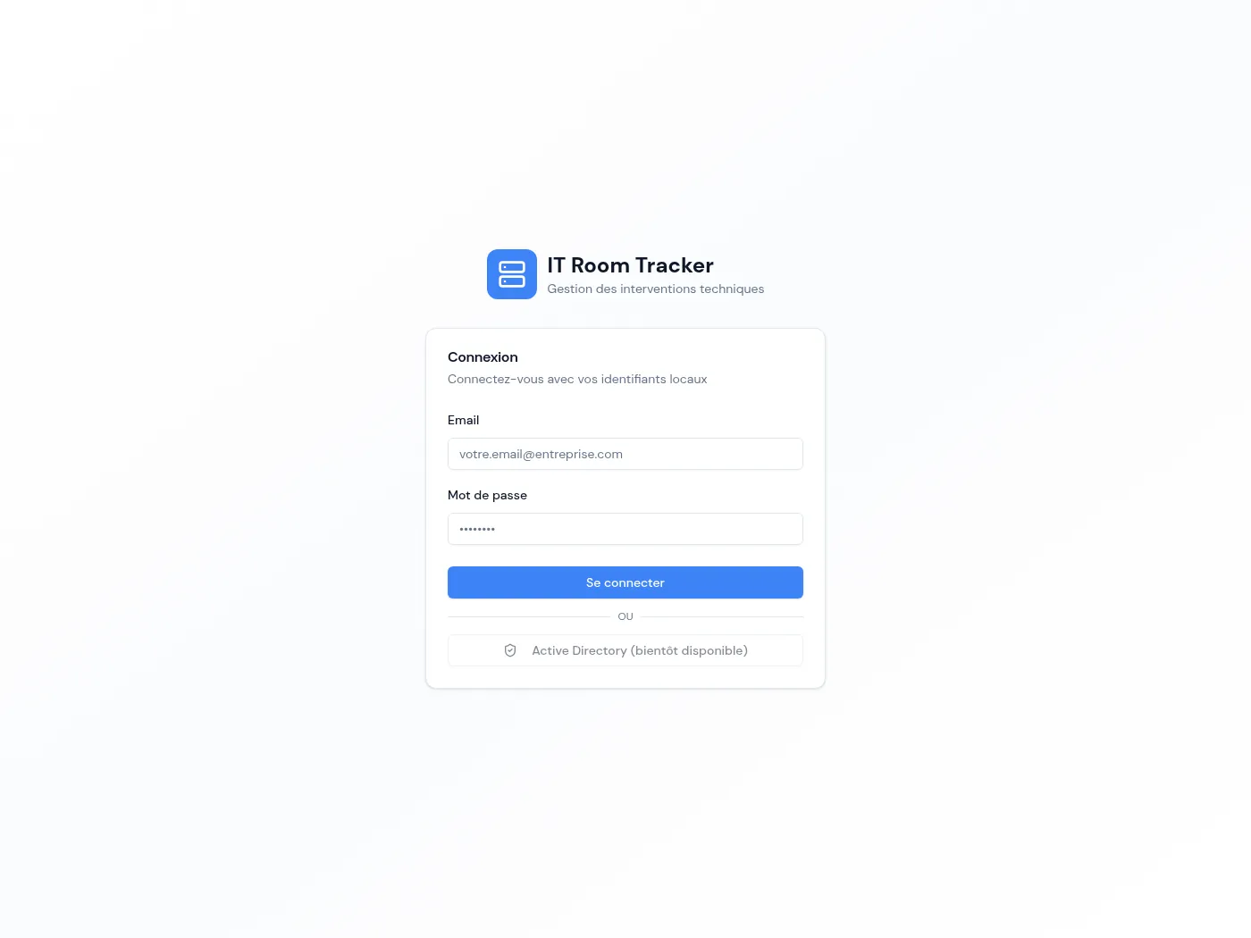 IT Room Action Tracker
