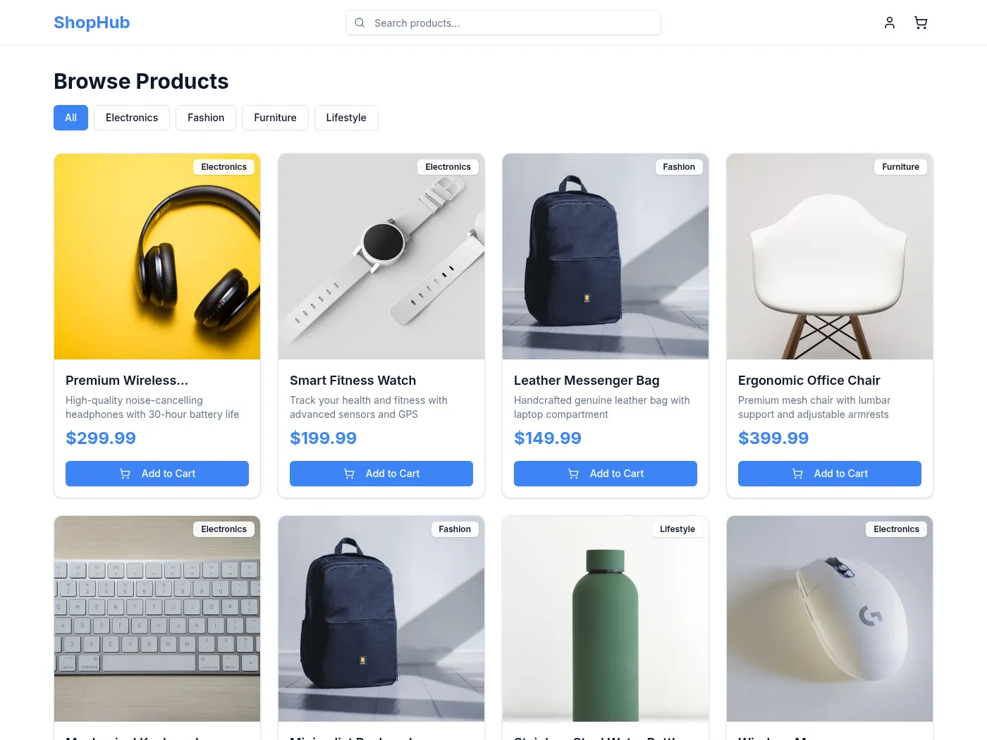 Java E-Commerce Platform