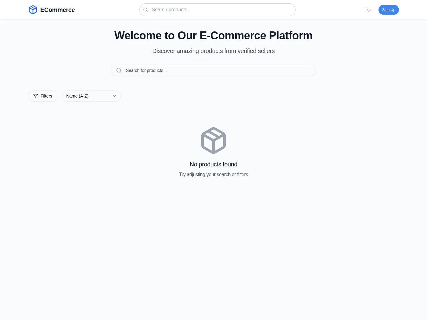 Full-Stack E-Commerce Platform with Admin, Seller, and Customer Modules