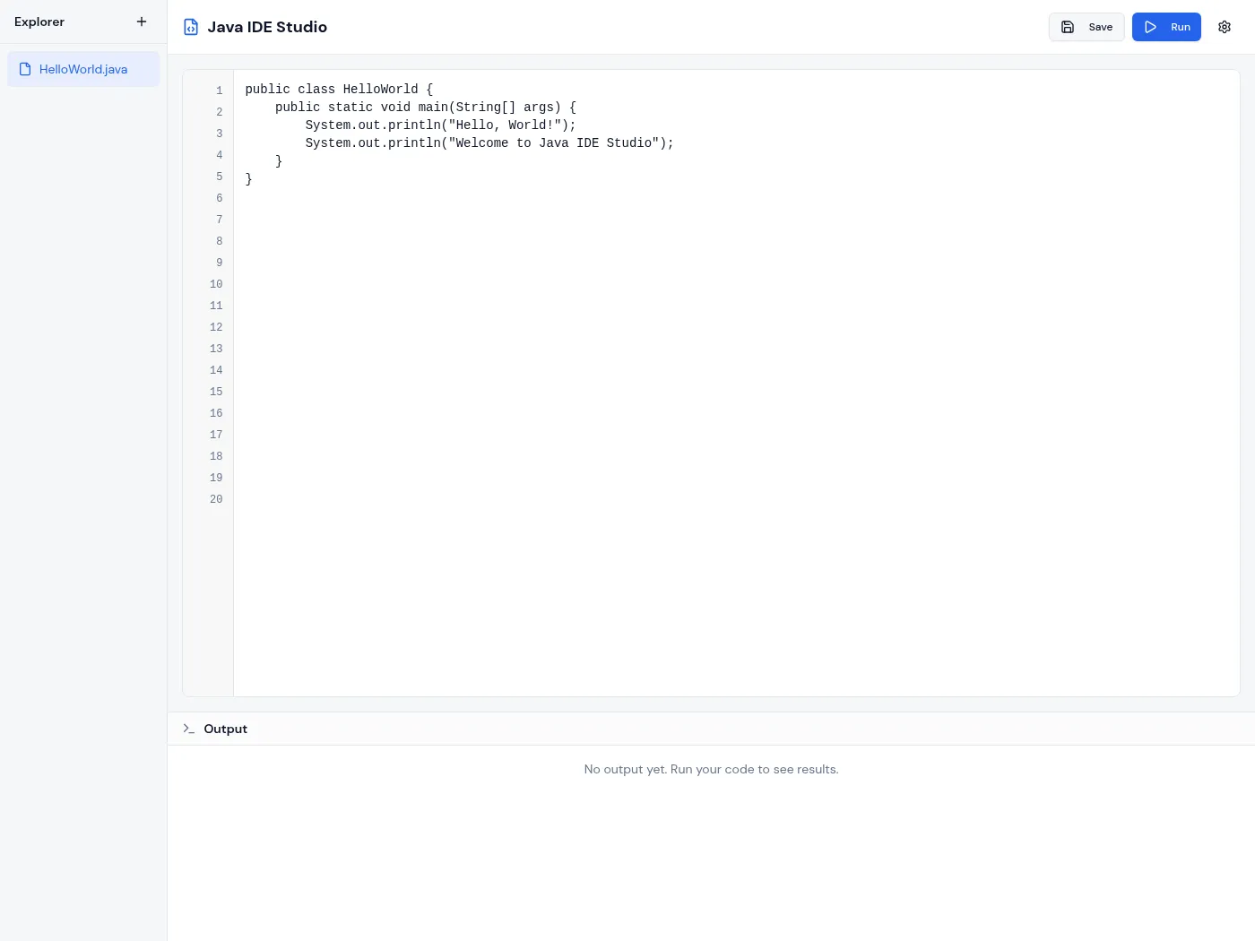 Java IDE Studio